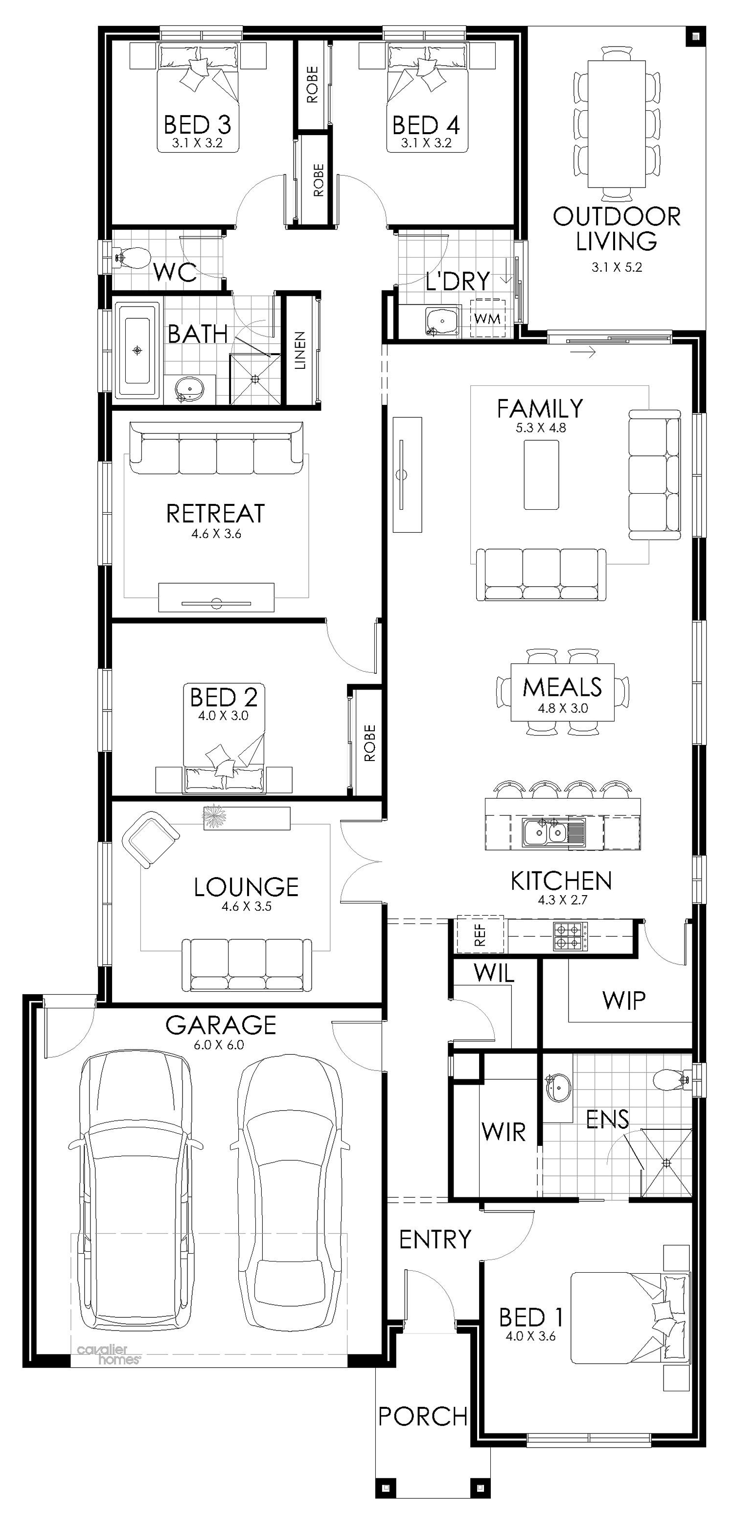 ASHLEY 28 | Lot 303 Valencia Drive Orange | Cavalier Homes